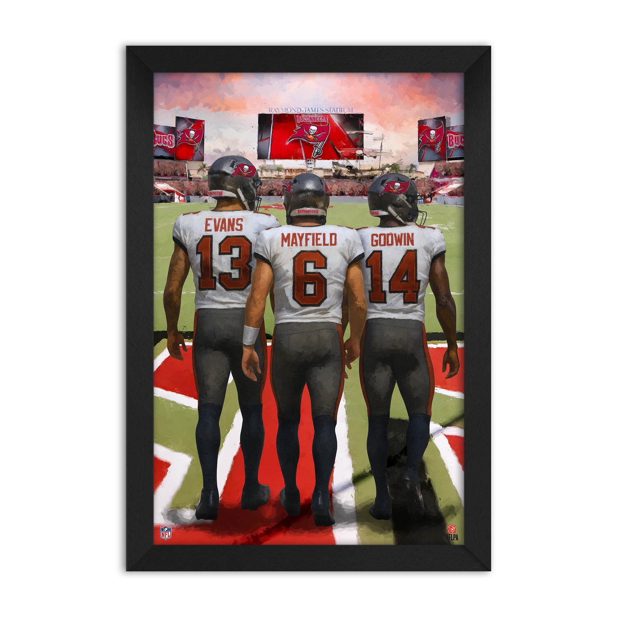 Baker Mayfield, Chris Godwin Jr. & Mike Evans Tampa Bay Buccaneers ...