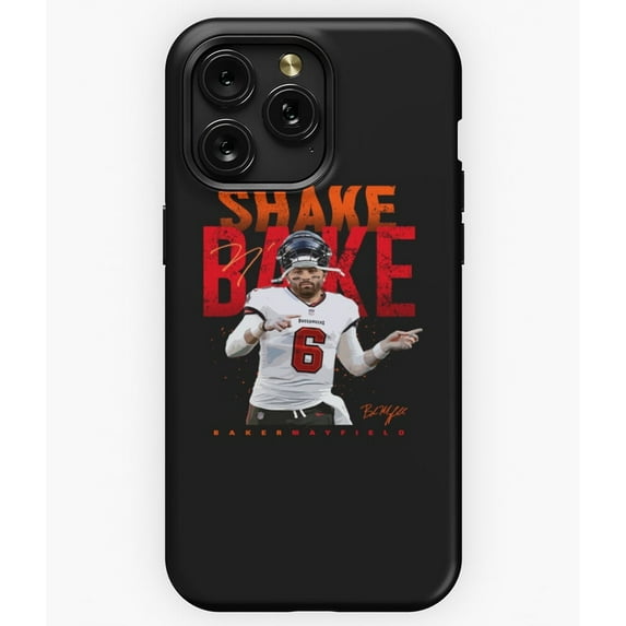 Baker Mayfield Shake N' Bake, Funny Football Quarterback Slogan P735 Phone Case for iPhone 11 12 ...