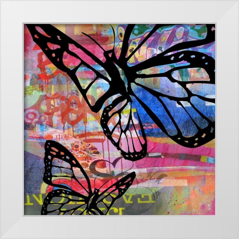 Baker, Micha 12x12 White Modern Wood Framed Museum Art Print Titled ...