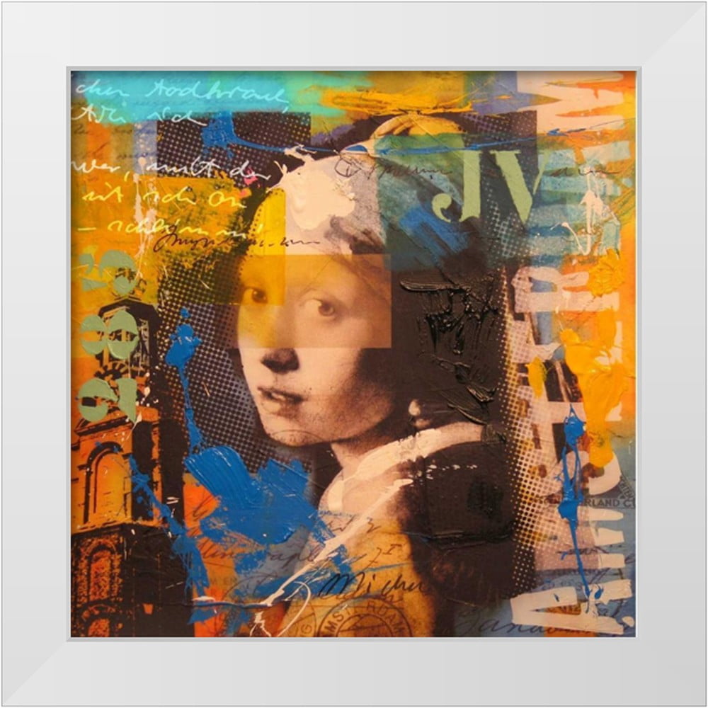 Baker, Micha 26x26 White Modern Wood Framed Museum Art Print Titled ...