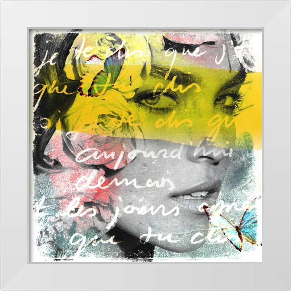 Baker, Micha 26x26 White Modern Wood Framed Museum Art Print Titled ...