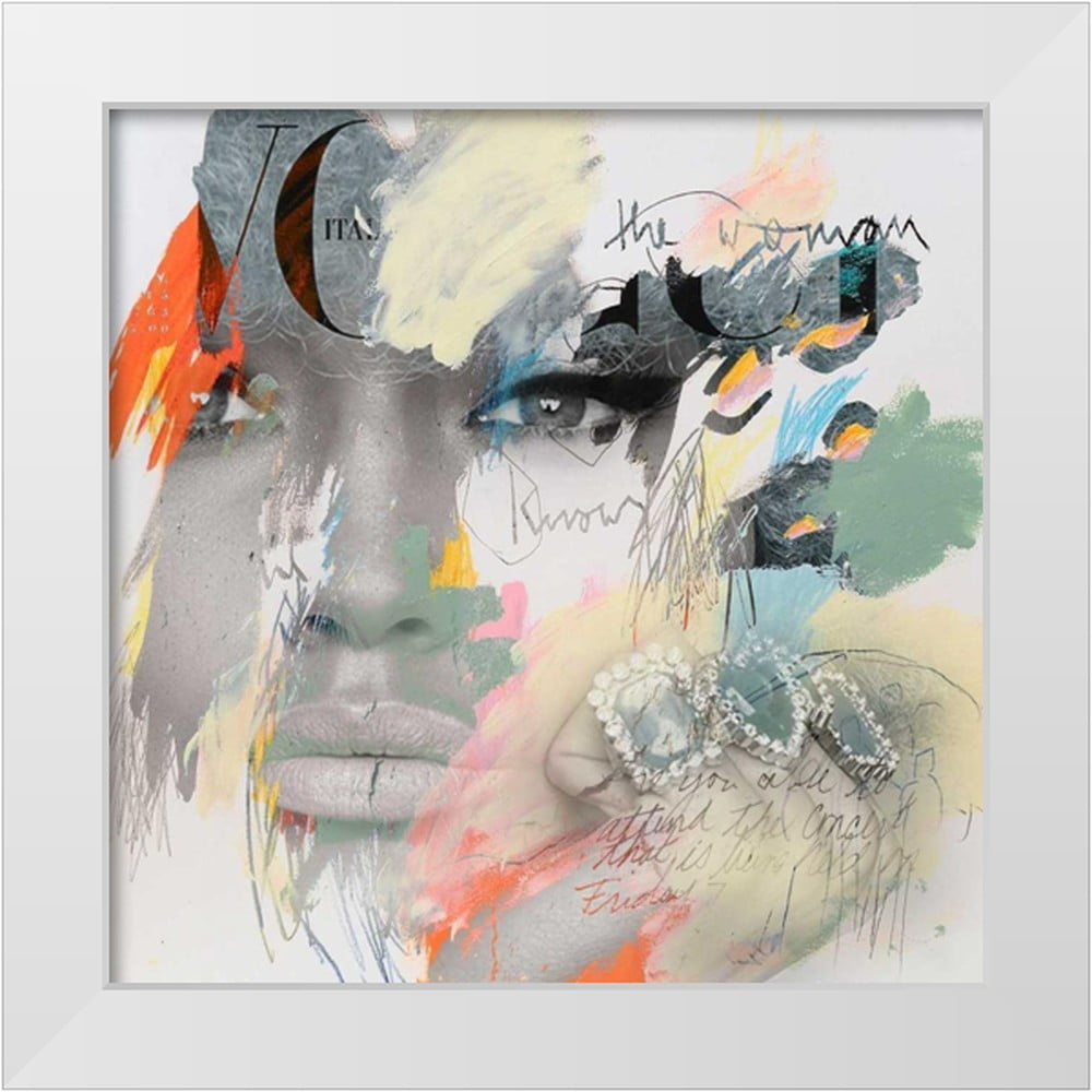 Baker, Micha 26x26 White Modern Wood Framed Museum Art Print Titled ...