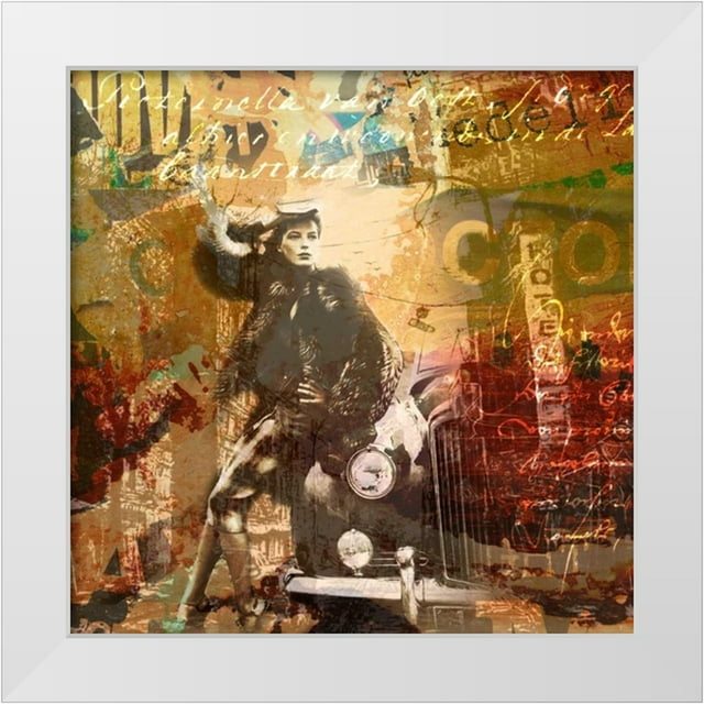 Baker, Micha 26x26 White Modern Wood Framed Museum Art Print Titled ...