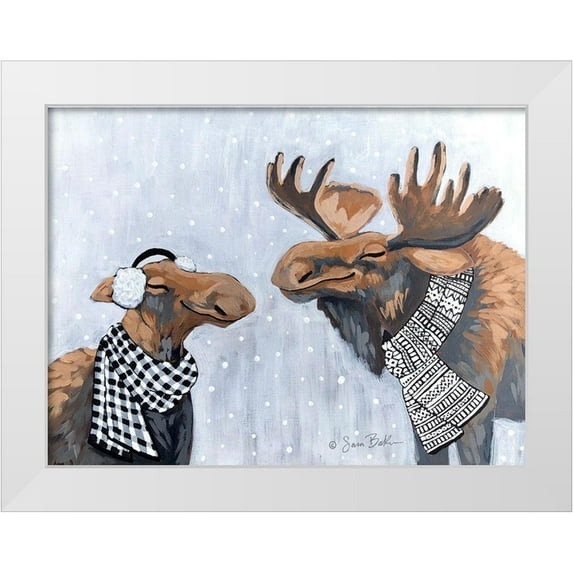 Baker, Sara 14x12 White Modern Wood Framed Museum Art Print Titled ...