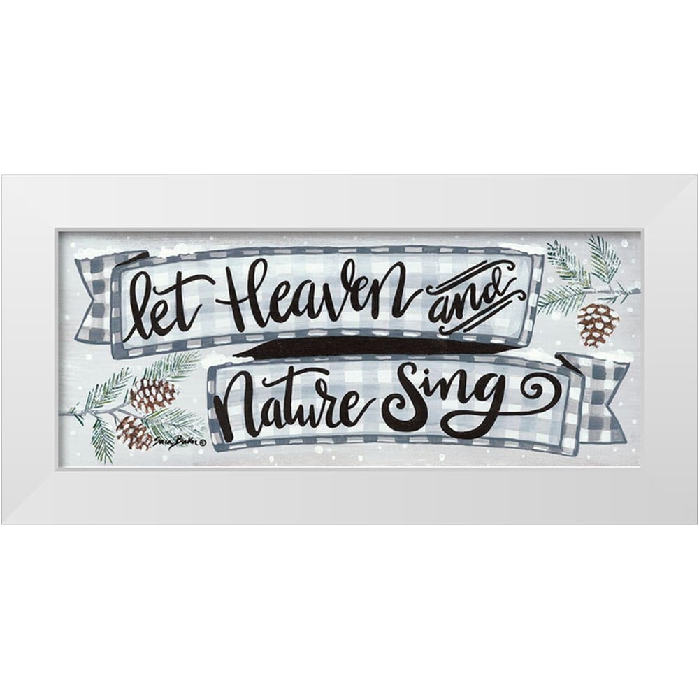 Baker, Sara 32x15 White Modern Wood Framed Museum Art Print Titled ...