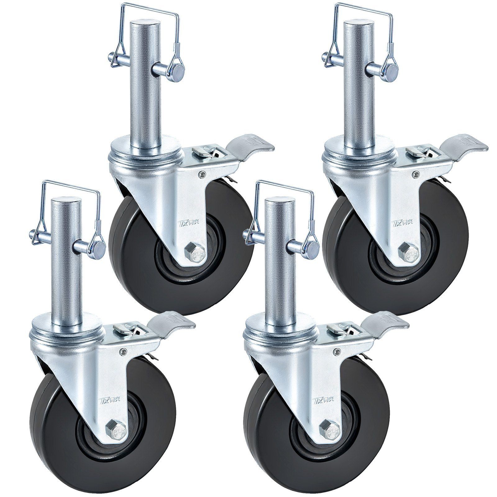 Baker Scaffold Wheels for Scaffolding Rubber Scaffold Wheels with Dual ...