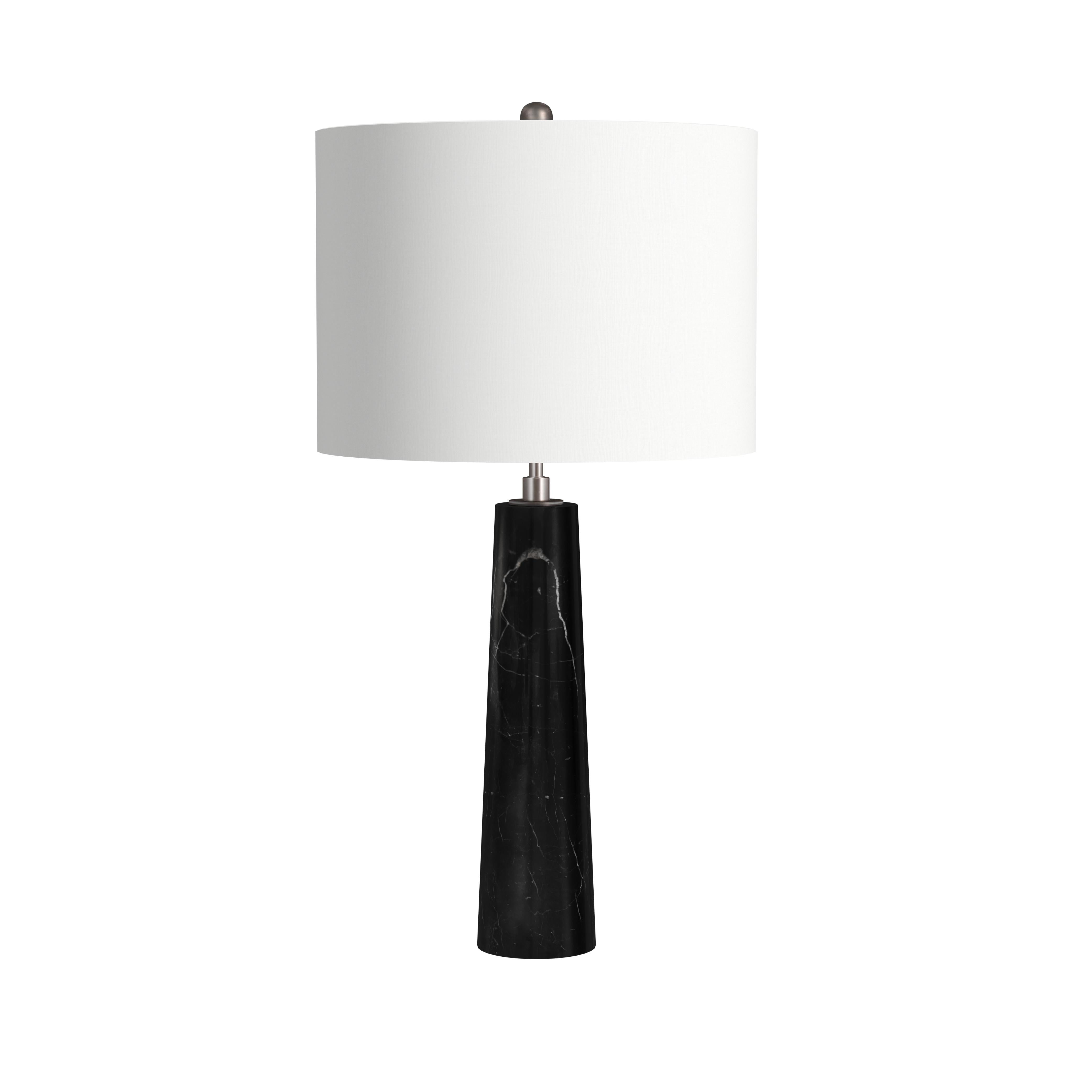 Baker Table Lamp in Black Marble - Walmart.com