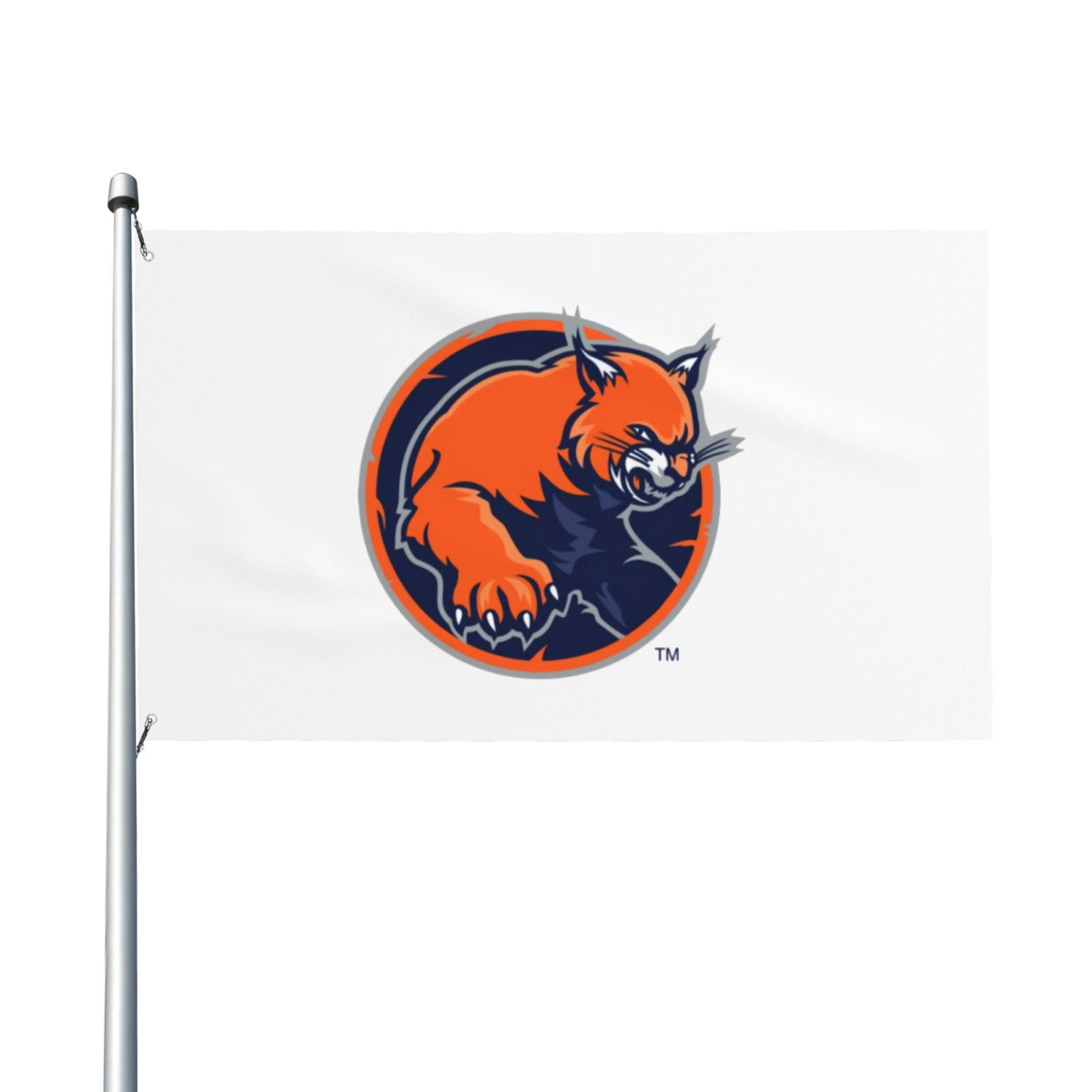 Baker University-Logo Flag 3x5 Outdoor ,Sewn Stripes, Stronger Brass ...