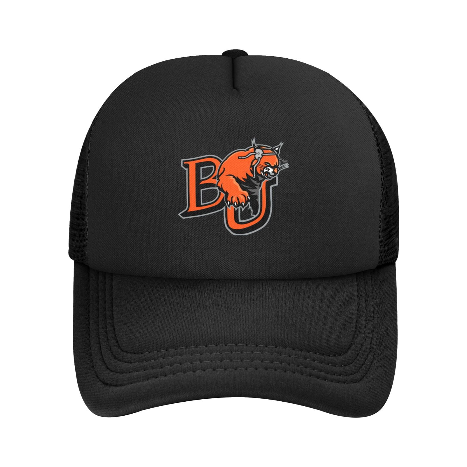 Baker University-Logo Solid Color Lightweight Adult Mesh Baseball Cap ...