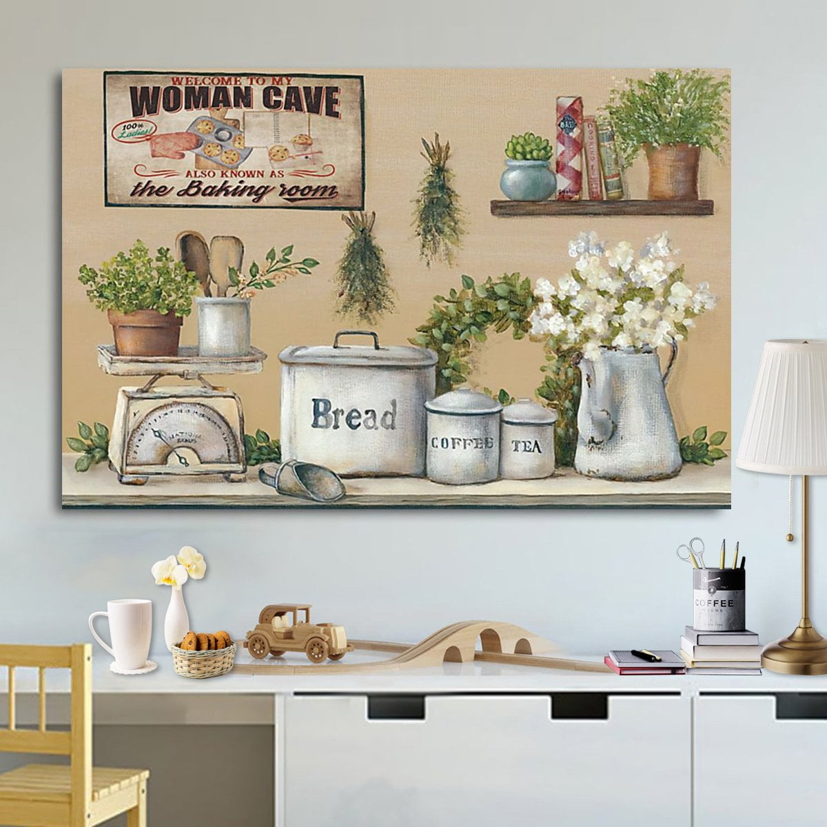 Baker Women Cave Also Known As The Baking Room Bread Flowers Coffee Tea ...
