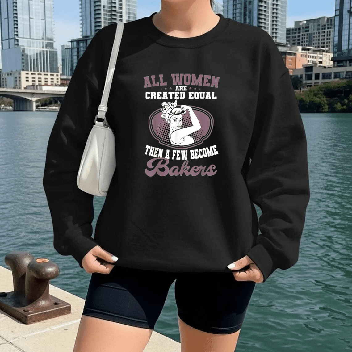 Baker Women Pastry Chef Culinary Bakery Owner Themed Sweatshirt, for ...