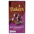 Baker's Bittersweet Chocolate Premium Baking Bar with 66% Cacao, 4 oz ...