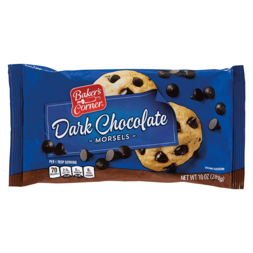 Baker's Corner Dark Chocolate Morsels, 10 oz - Walmart.com