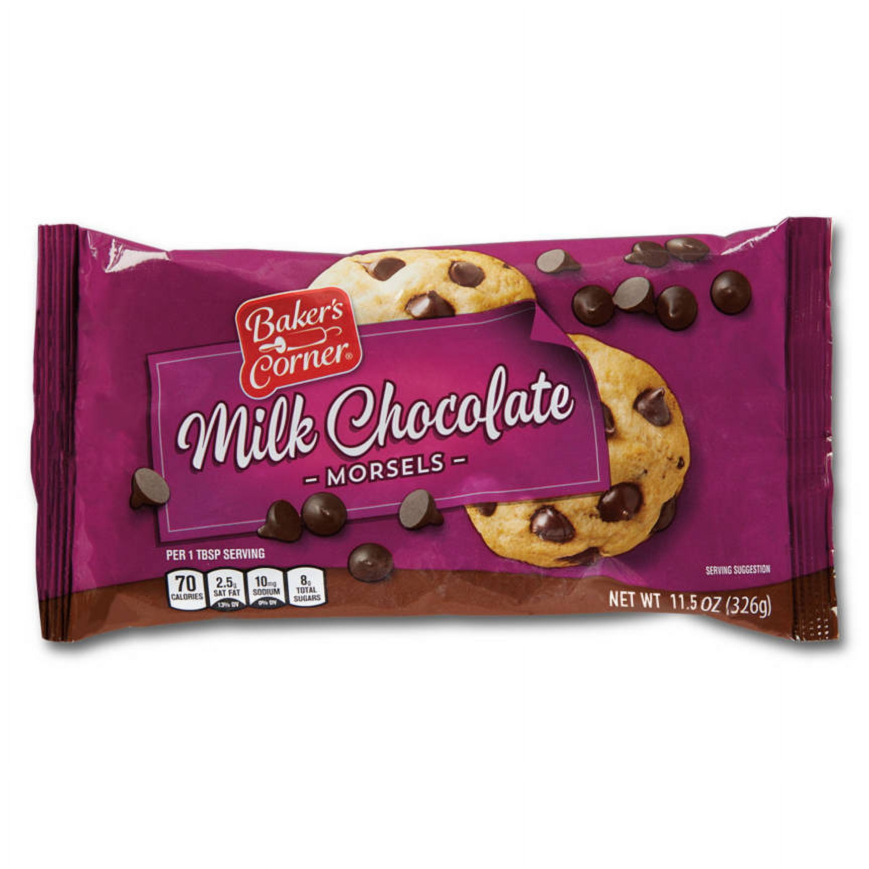 Baker's Corner Milk Chocolate Morsels, 11.5 oz - Walmart.com