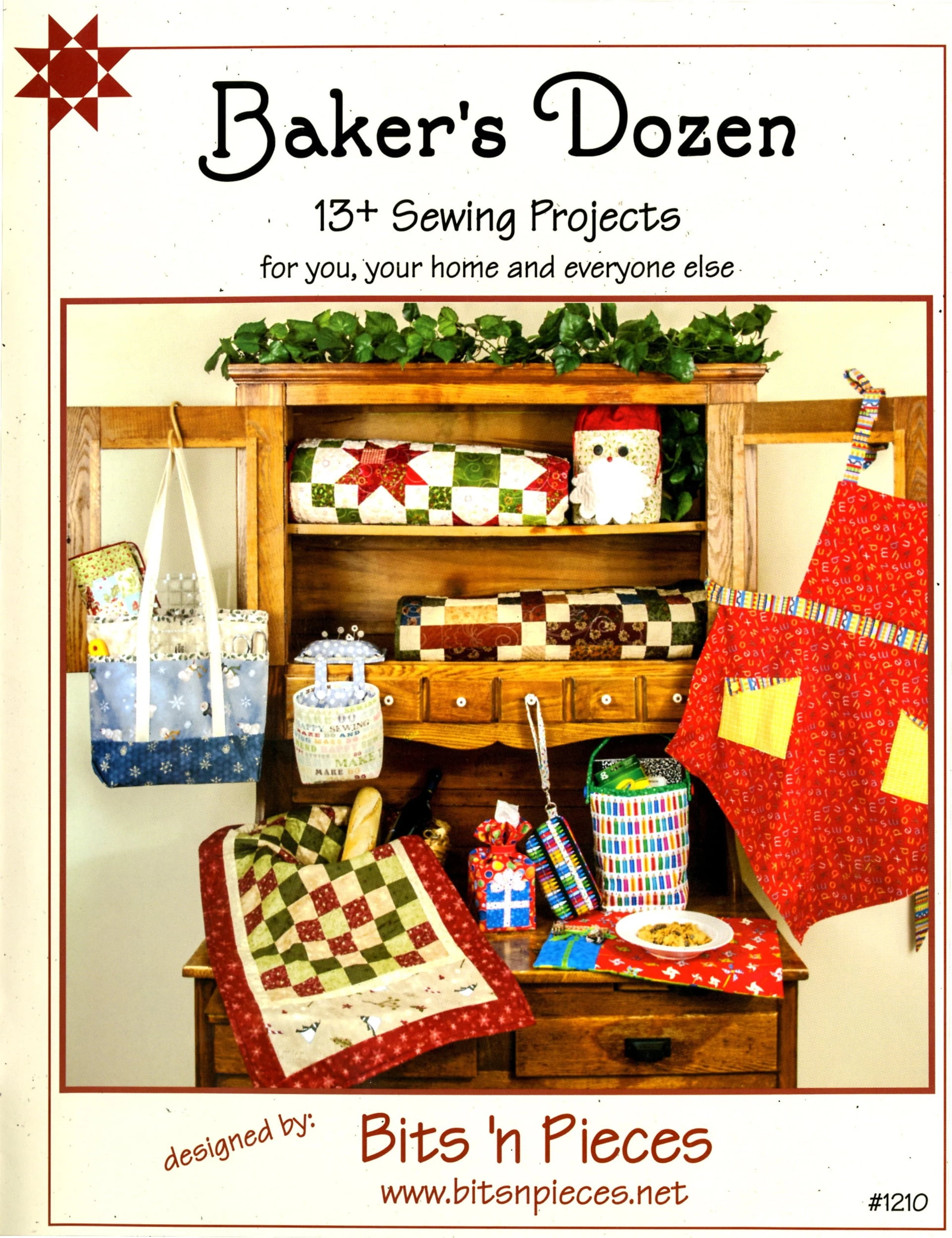 Baker's Dozen 1 Quilt Pattern Book by Julia H Hale for Bits 'n Pieces ...