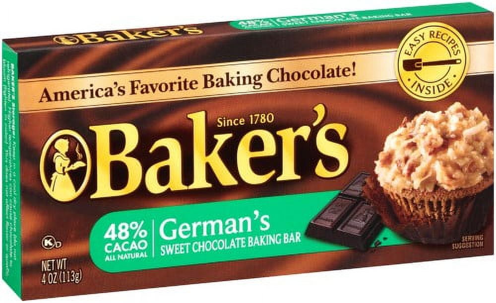Baker's German Chocolate Baking Bars - Walmart.com