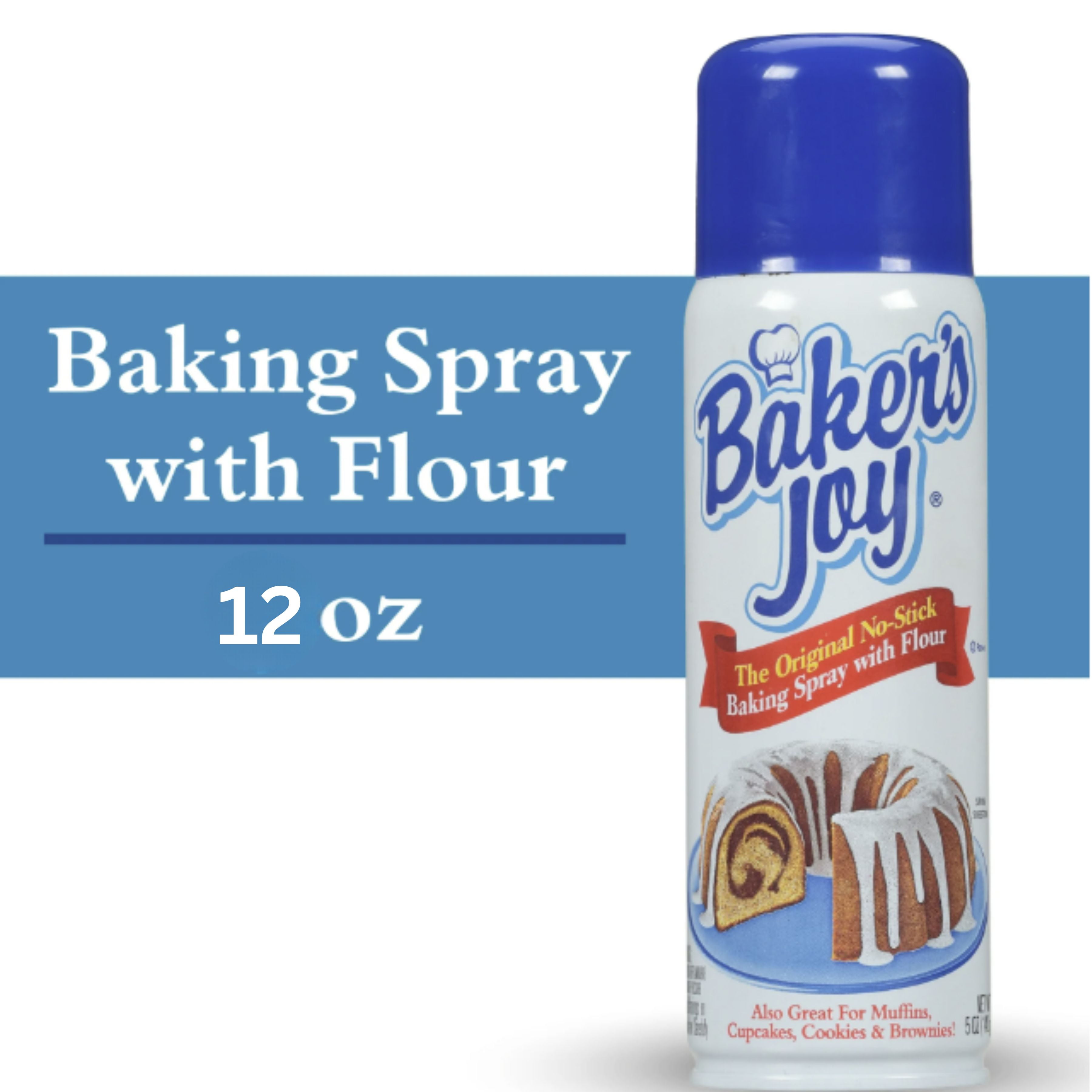 Baker's Joy Baking Spray, The Original No-Stick Baking Spray with Flour ...