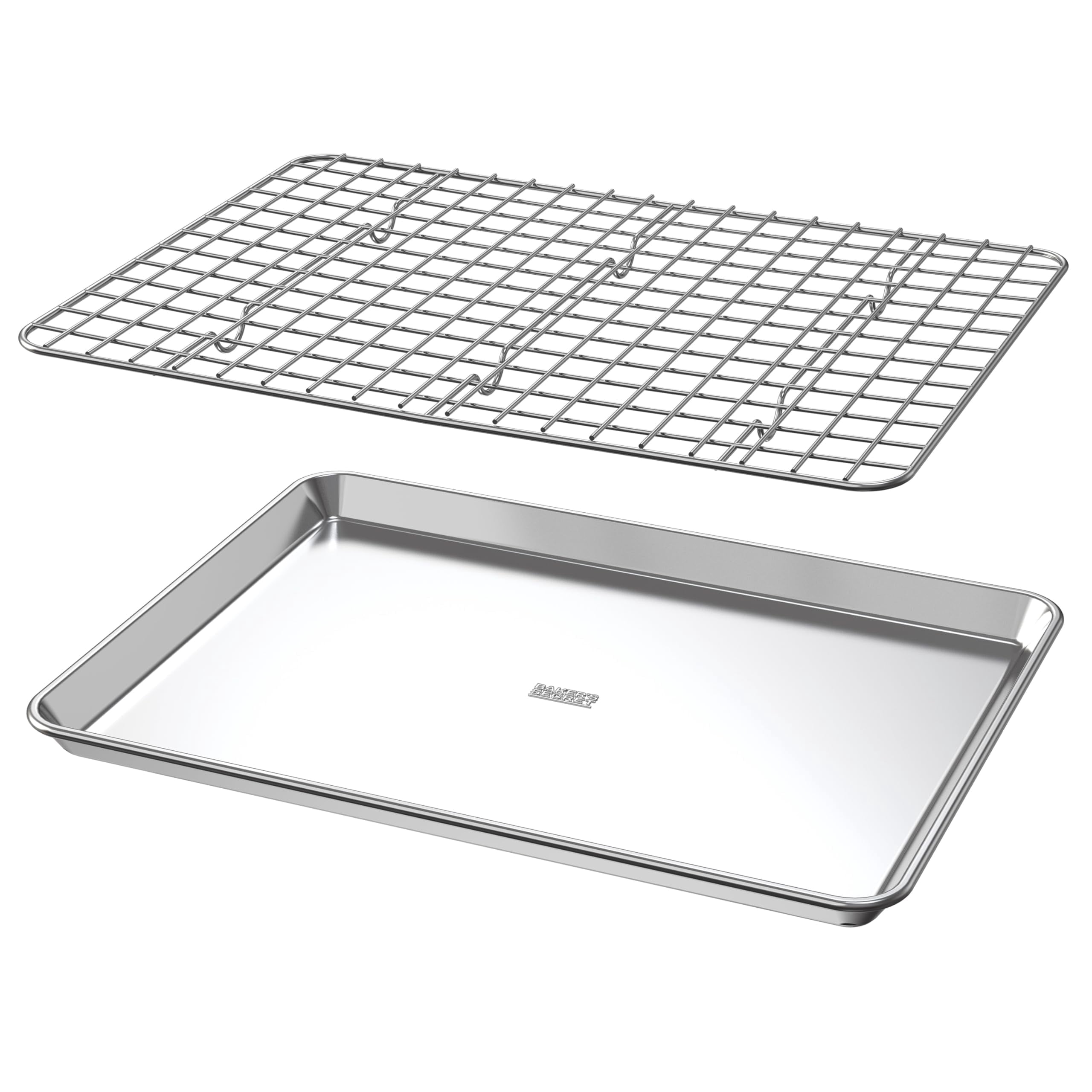 Baker's Secret Non Toxic Baking Trays for Oven, 100% Recycled Aluminum ...