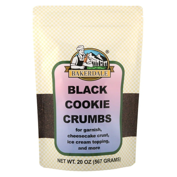 Bakerdale Black Cookie Crumbs GGA1 Chocolate Dirt for Crust, Garnish ...