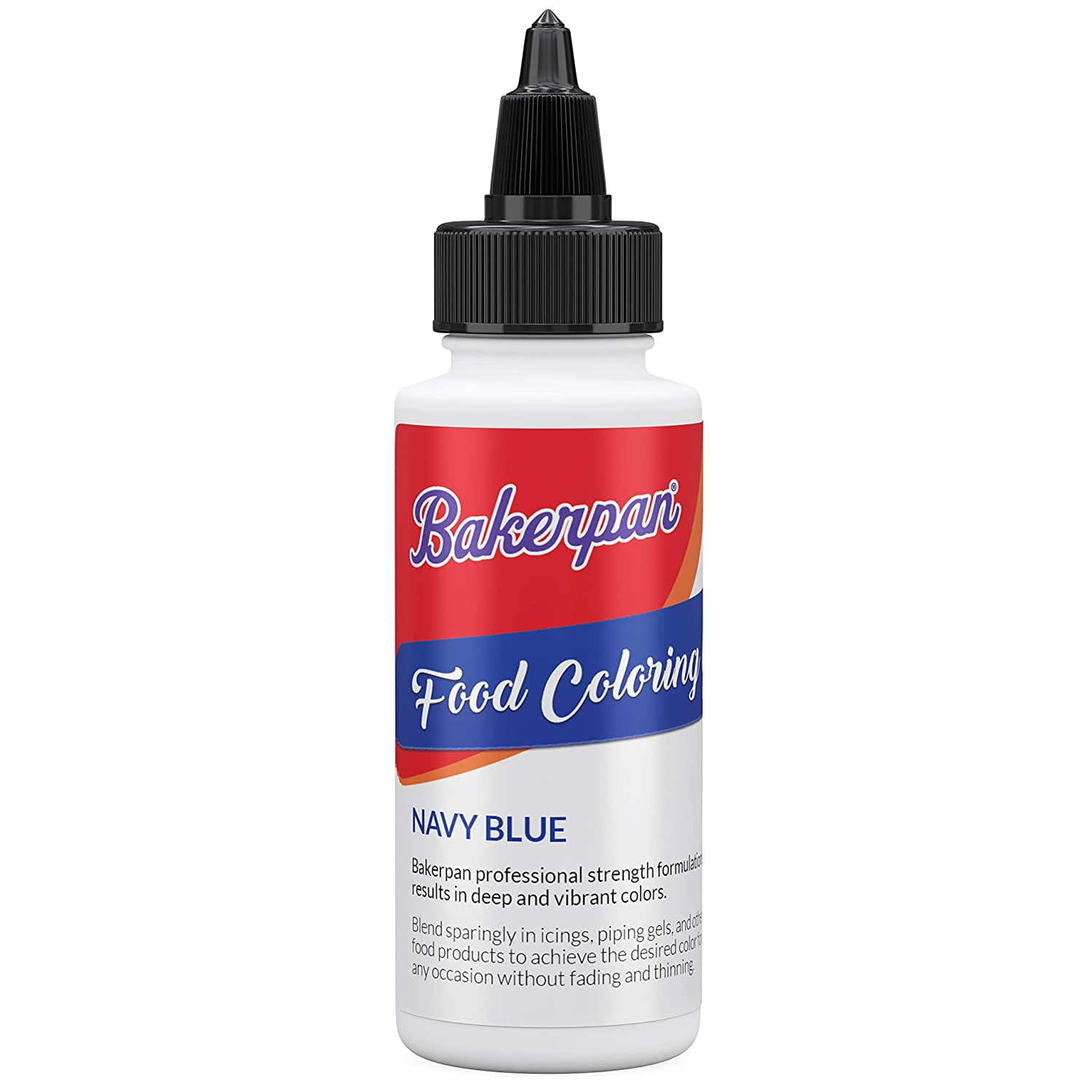 Bakerpan Navy Blue Food Coloring Gel For Cake and Cookie Decorating ...
