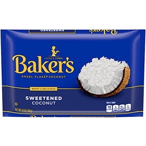 Baker's, Sweetened Angel Flake Coconut, 7 oz Bag, Perfect for Baking ...