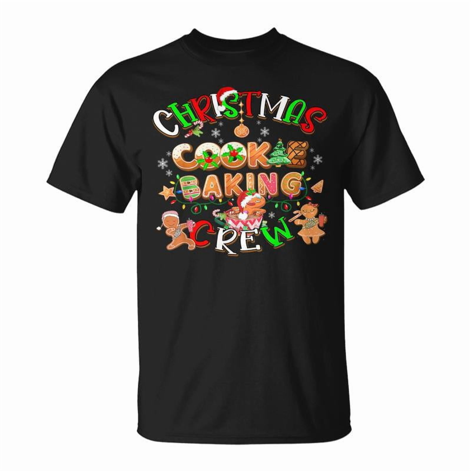Bakers Christmas Cookie Crew Family Baking Team Holiday Cute TShirt ...