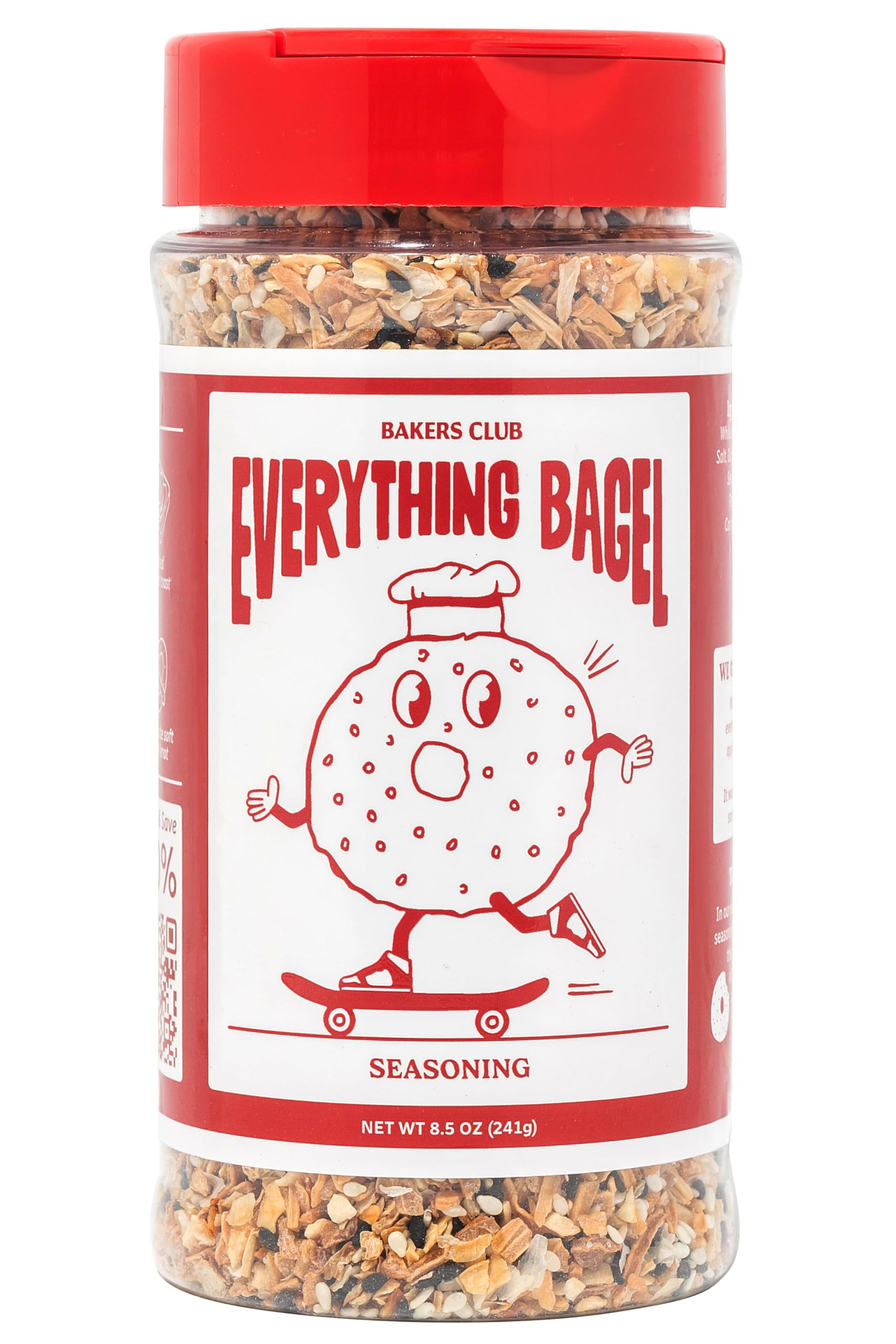 Bakers Club 8.5oz Everything OKA4 Bagel Seasoning Blend - Authentic Spices for Bagels, Avocado ...