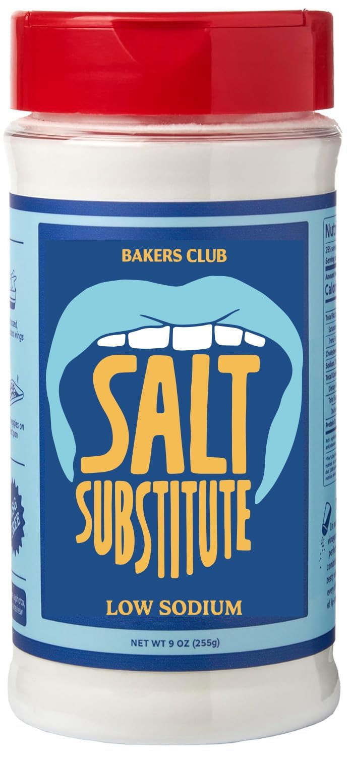 Bakers Club Low Sodium VTF5 Potassium Salt Substitute - 70% Less Sodium ...