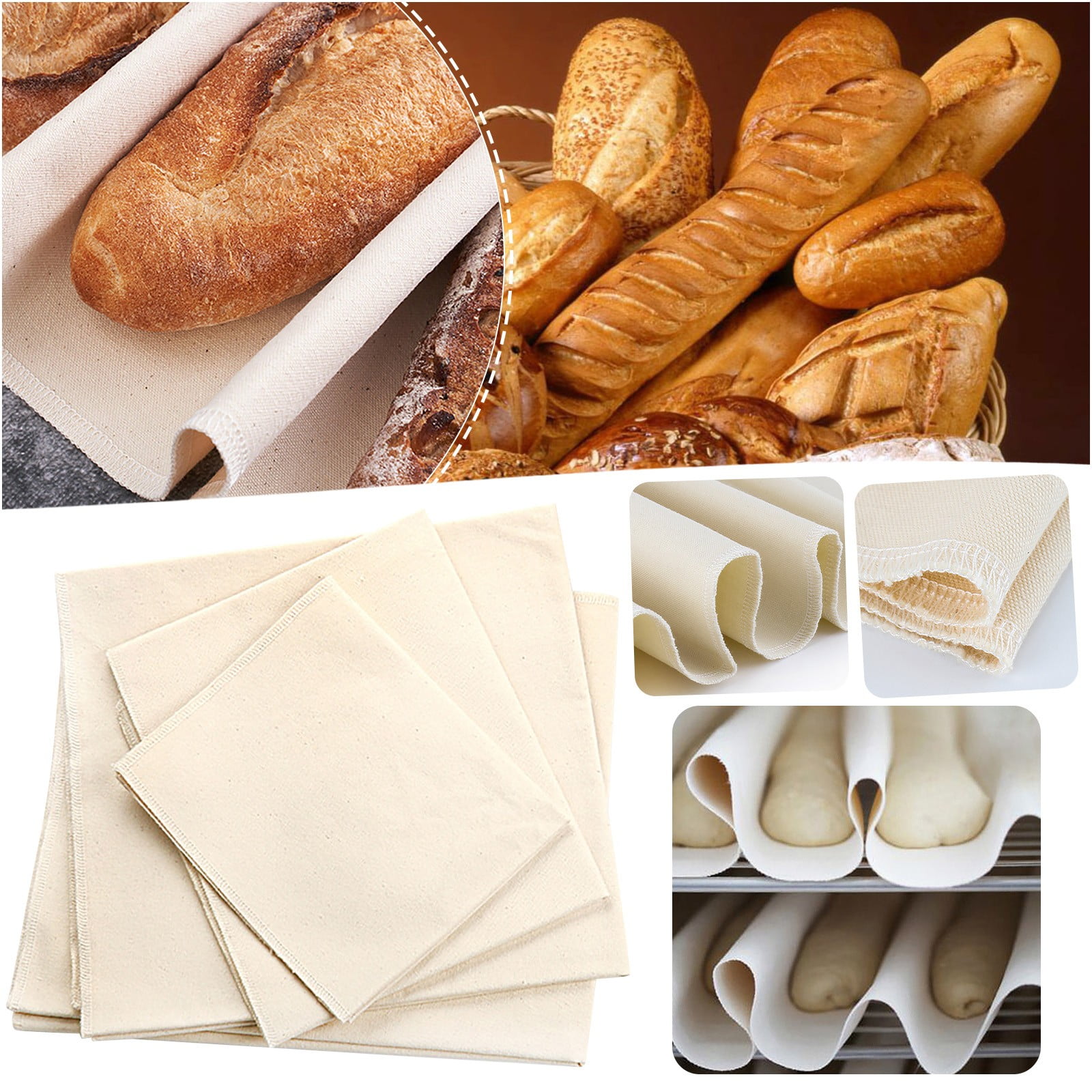 Bakers Couche And Proofing Cloth Linen For Bread Dough Baking Shaping ...