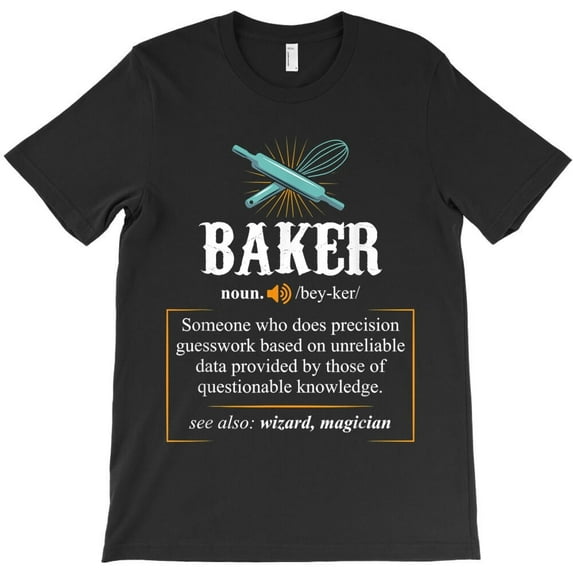 Bakers Definition Funny Bakings Holiday Graphic - Machine Washable ...