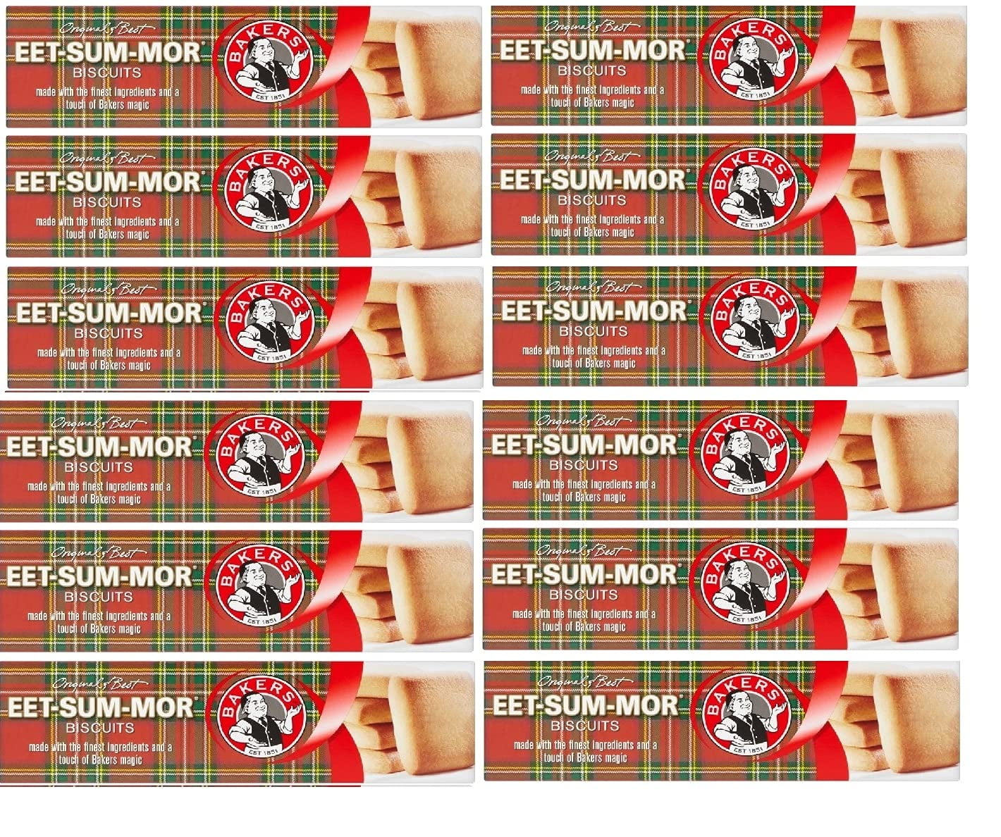 Bakers Eet-Sum-Mor Original Biscuits 200g - Walmart.com