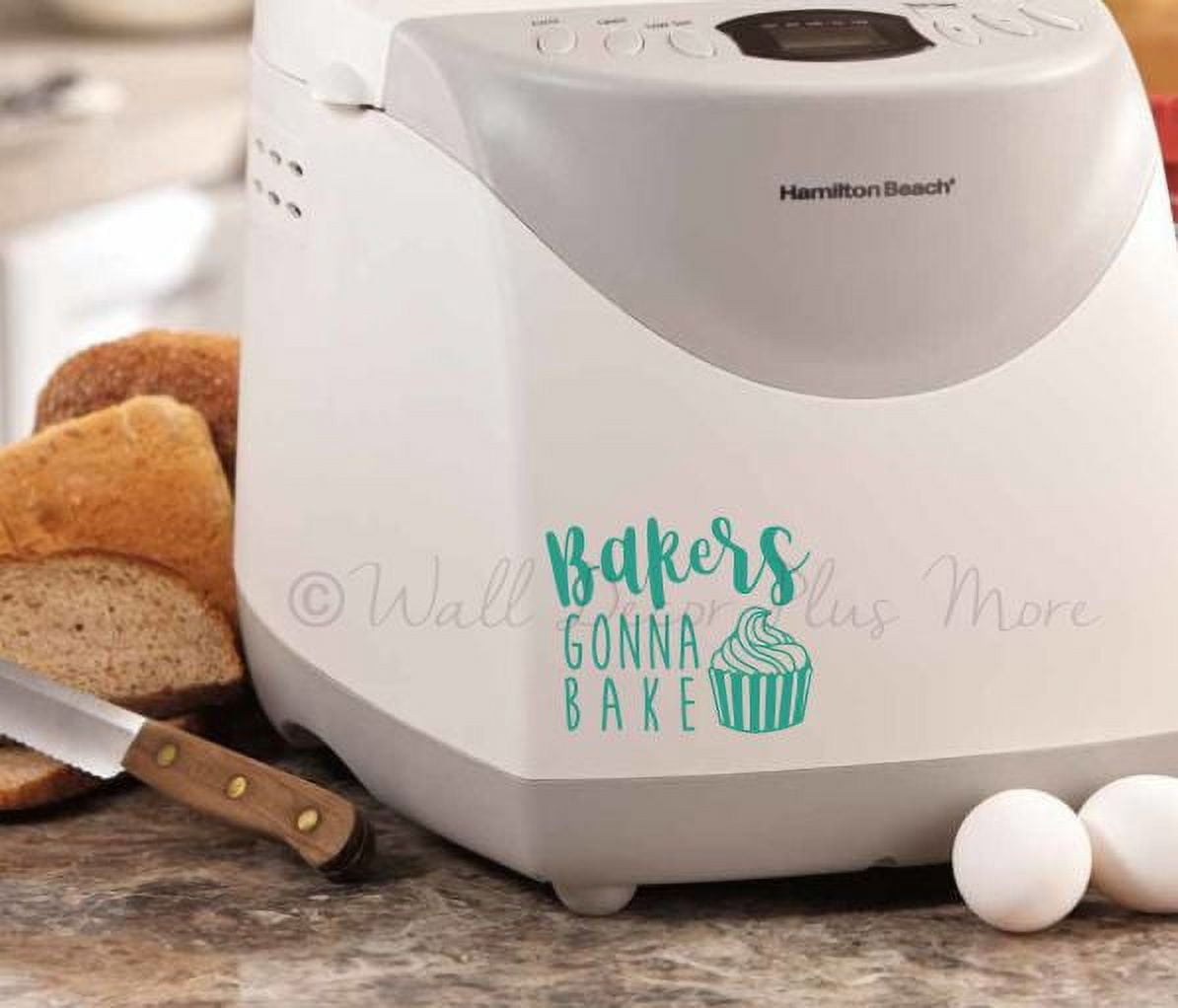 Bakers Gonna Bake Baking Appliance Mixing Machine Stickers Kitchen ...