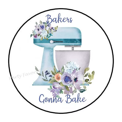 Bakers Gonna Bake Sticker Party Favors Sticker Envelope Seals Labels ...