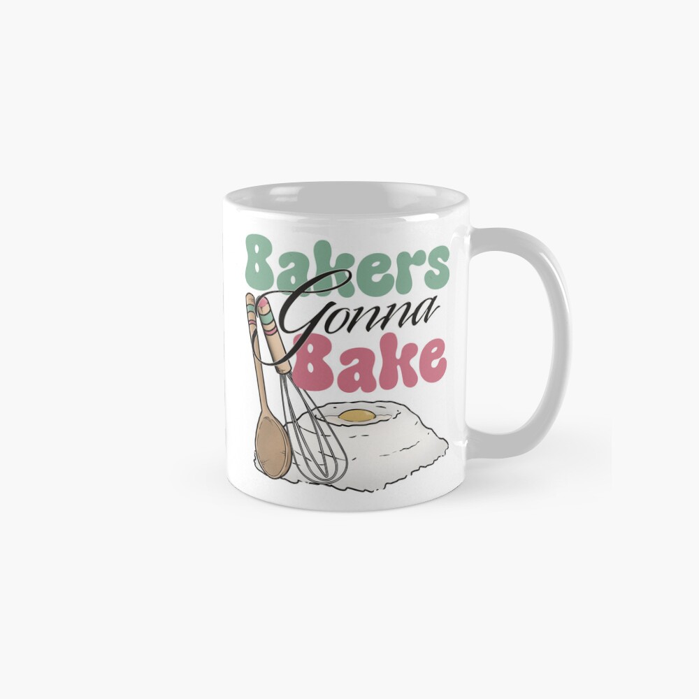 Bakers Gonna Bake with Wooden Spoon and Whisk Classic Mug - Walmart.com