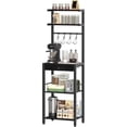 Bakers Rack, 5-Tier Coffee Bar Station, Coffee Stand with Pod Drawer ...