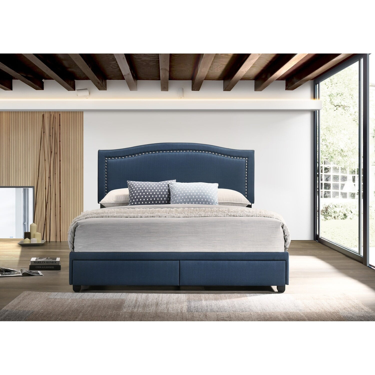 Bakersfield Storage Bed Blue - Twin - Walmart.com