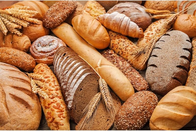 Bakery Baking Backdrop Fresh Baked Bread Wheat Ears Photography ...