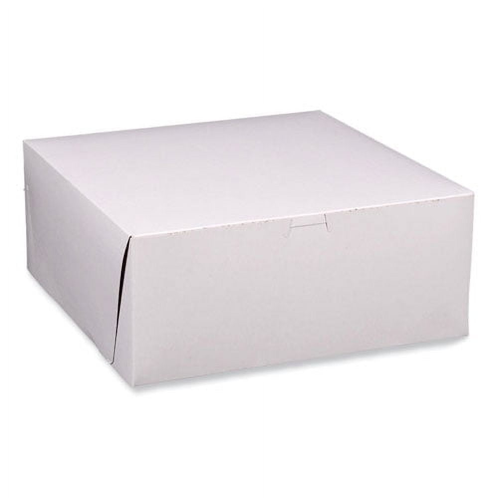 Bakery Boxes, Standard, 14 X 14 X 6, White, Paper, 50/carton | Bundle ...