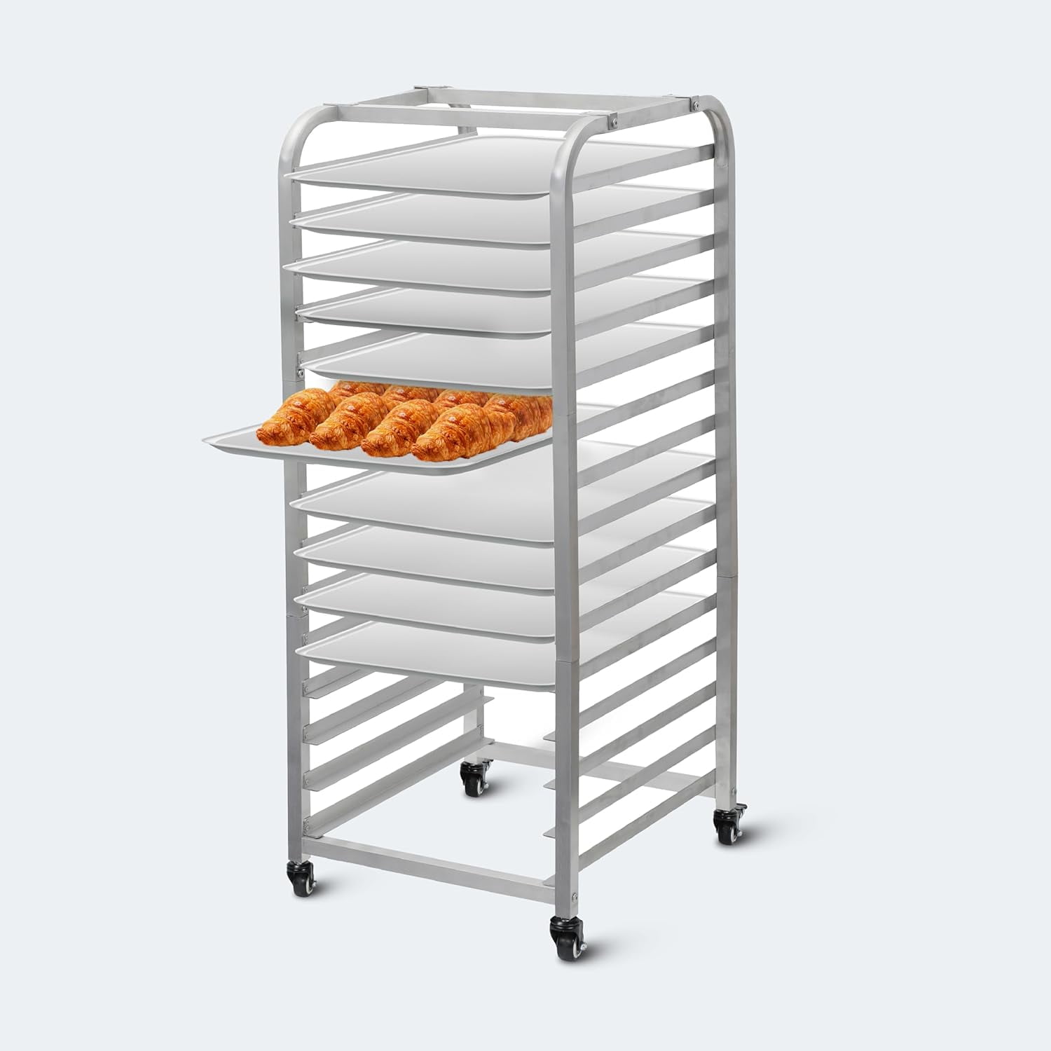 Bakery Bun Pan Speed Rack - Half Sheet Only, Size Adjusted, Food Trays ...
