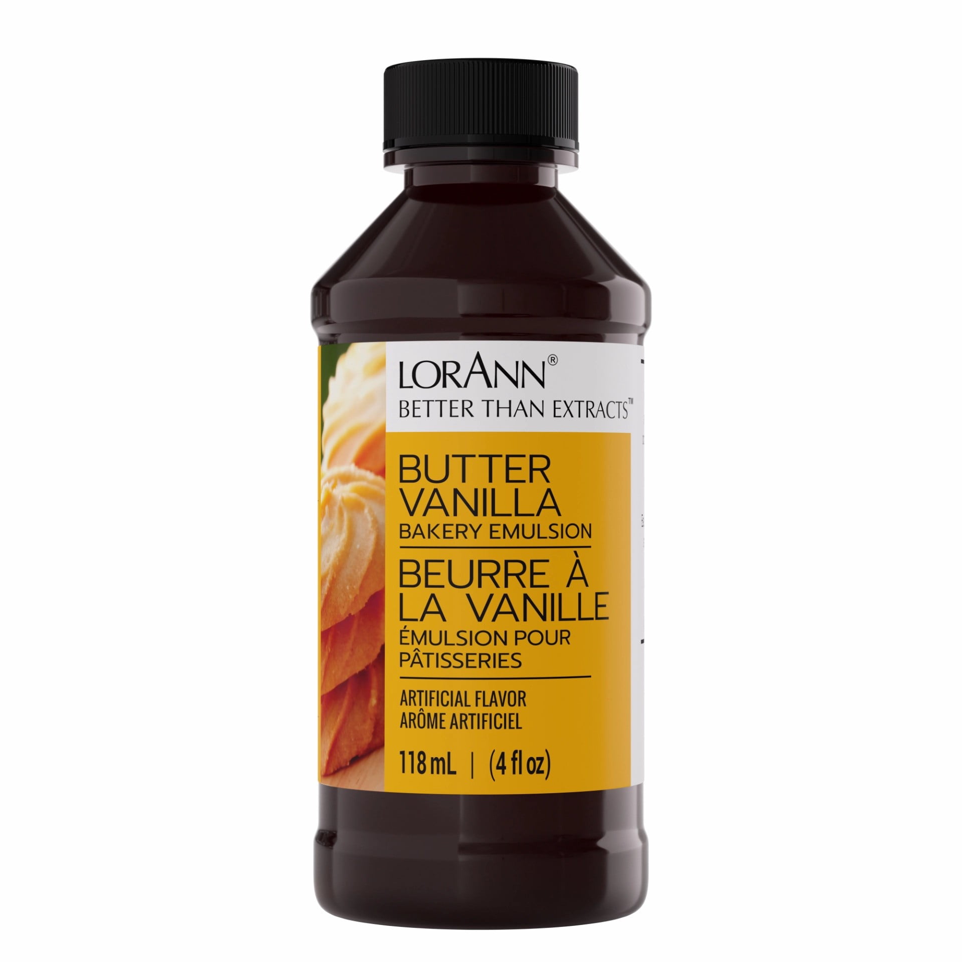 LorAnn Oils - Professional Strength Butter Vanilla Bakery Emulsion, 4oz ...
