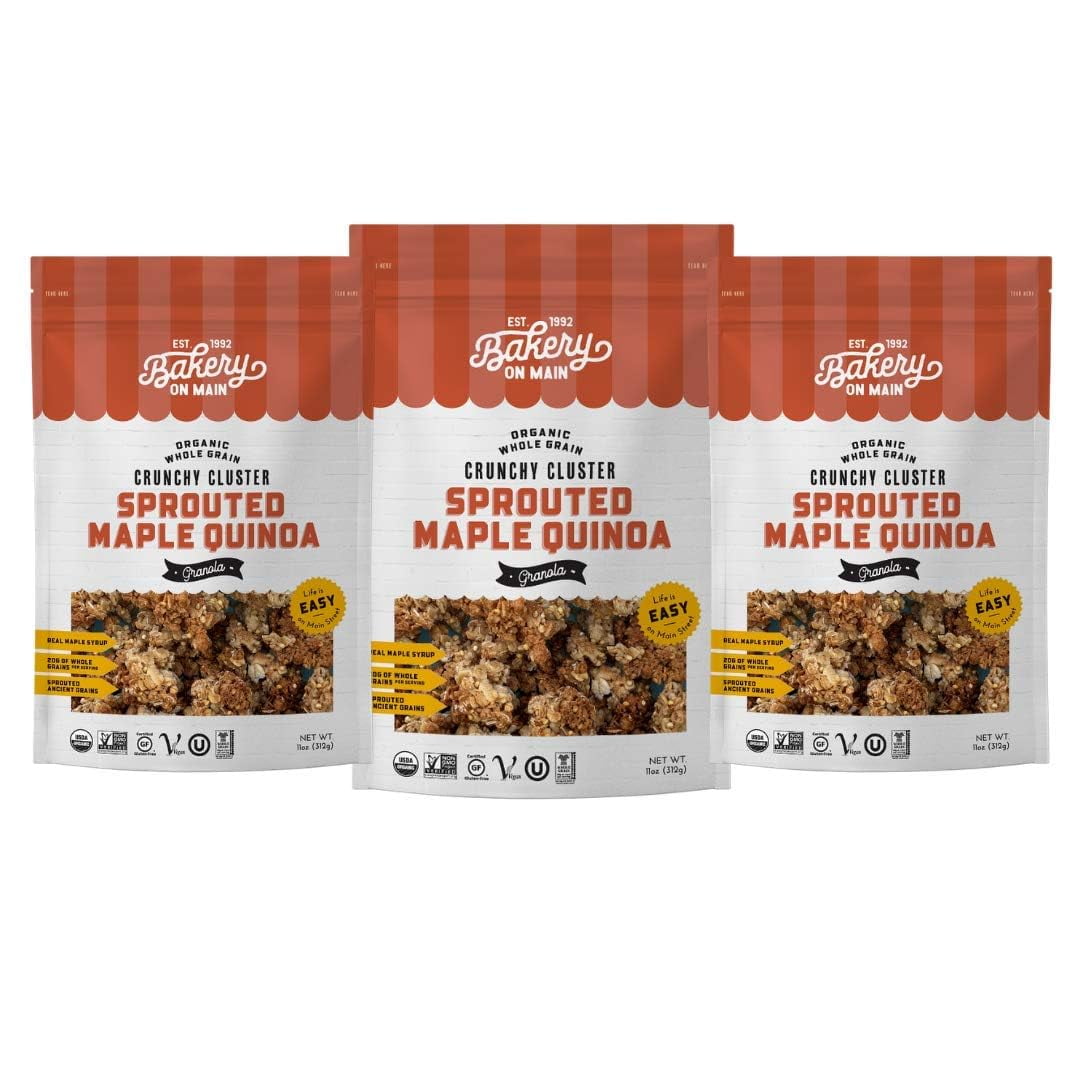 Bakery On Main, USDA TSF6 Organic, Whole Grain Granola + Sprouted ...