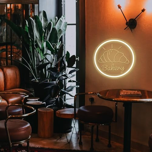 Bakery Neon Sign Light Bakery Store Neon Light Dessert Bar Welcome Sign ...