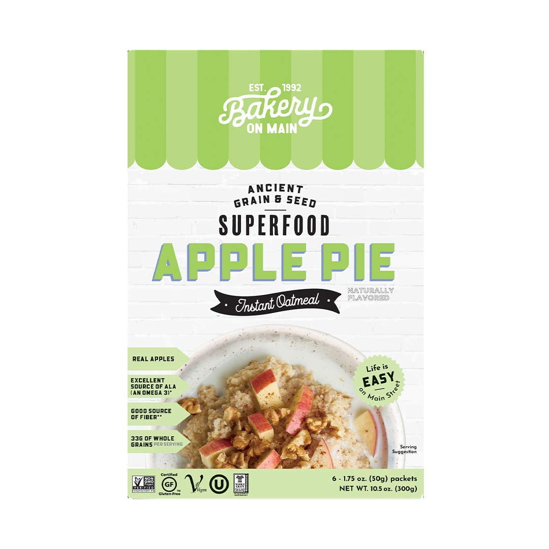 Bakery On Main Apple Pie Instant Oatmeal (6x10.5OZ ) - Walmart.com