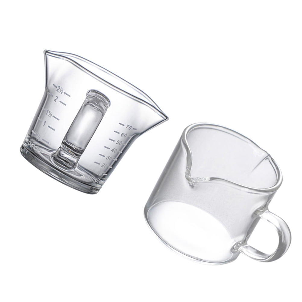 REOFLYUP Small Measuring Cup Glass 2Pcs 70ml - Walmart.com