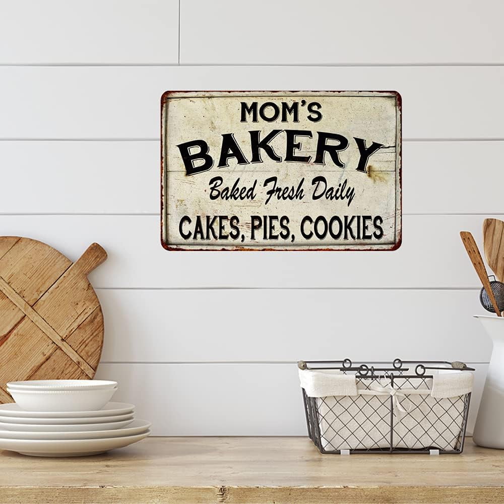 Bakery Sign Baked Goods Bakers Signs Welcome Bread Pies Cakes Vintage ...