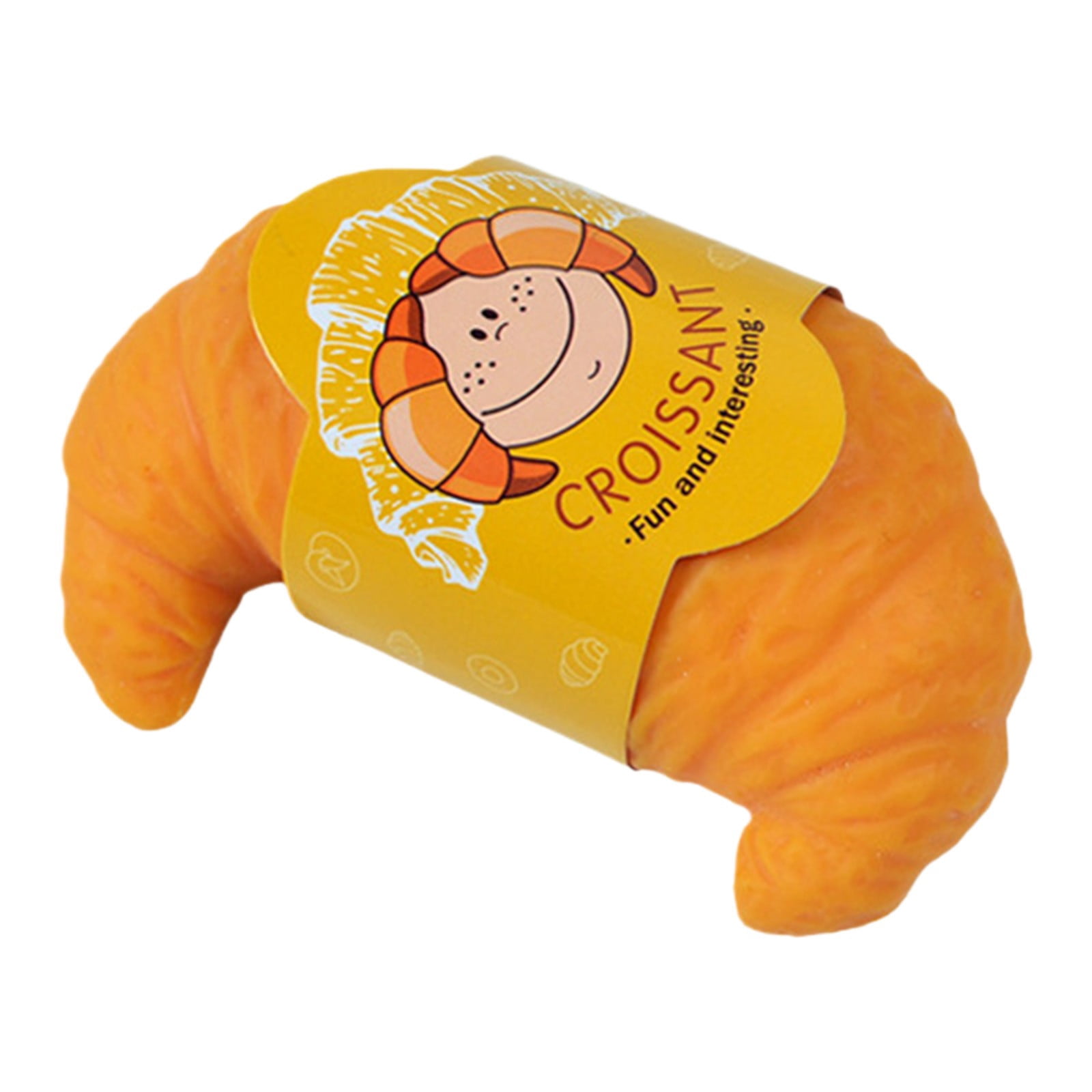 Bakery Stress Toys, Realistic Croissant & Pineapple Bun Squishy TPR ...
