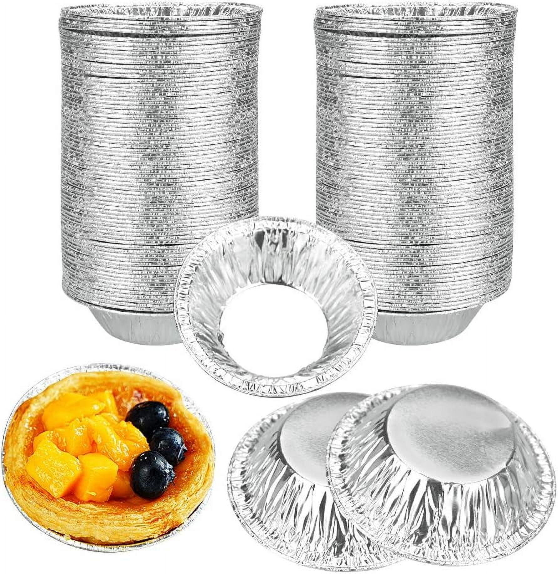 Bakery Style Mini Pie Tins, Non-Stick Aluminum Foil Pans For Individual ...