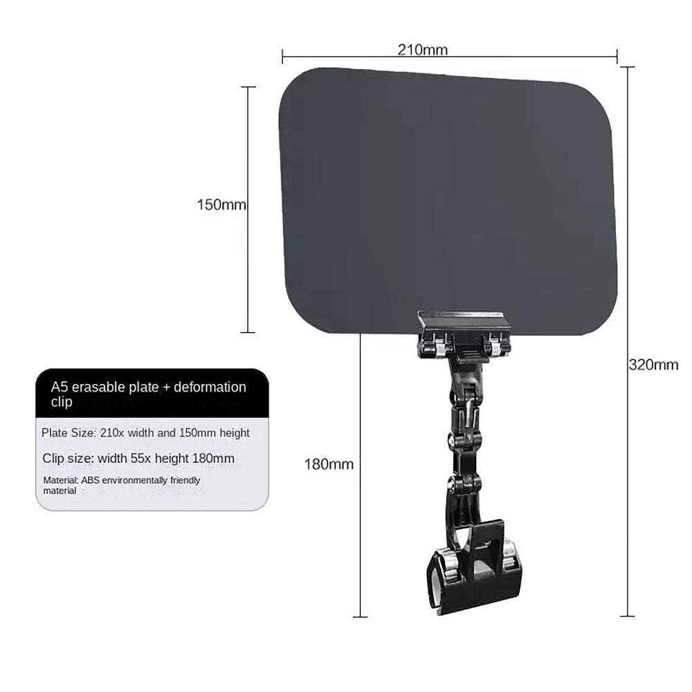 Bakery Supermarket Restaurant Menu Advertising Display with Clip ...
