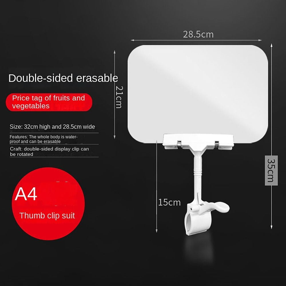 Bakery Supermarket Restaurant Menu Erasable Waterproof with Clip Price ...