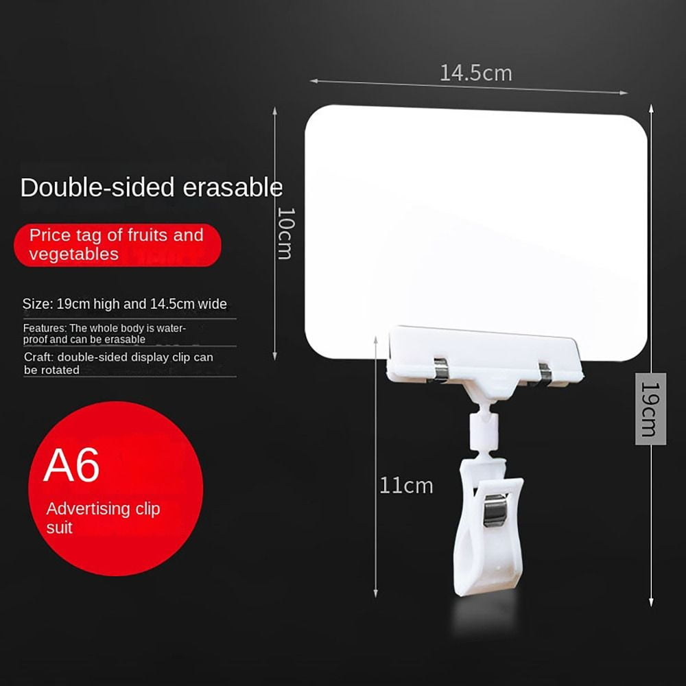 Bakery Supermarket Restaurant Menu Erasable Waterproof with Clip Price ...